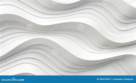 white geometric wavy pattern abstract illustration stock illustration