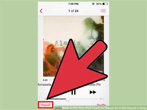 How To Put Your IPod Touch On Repeat So It Will Repeat A Song