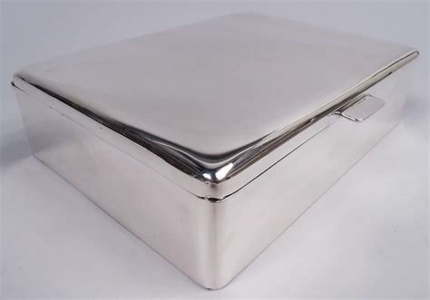 American Midcentury Modern Sterling Silver Box For Sale At 1stdibs