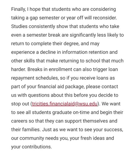 Please Reconsider Taking A Gap Semester We Desperately Need Your Money