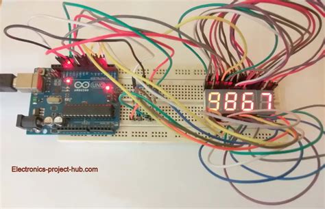 arduino 7 segment display interfacing multiplexing diy electronics projects arduino