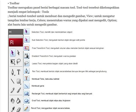 BELAJAR ADOBE FLASH PLAYER SOFTWARE ANIMASI