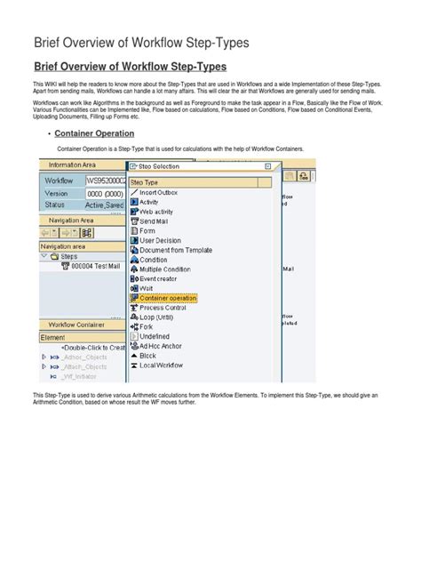 Pdf Abap Briefoverviewofworkflowstep Types 211215 1310 5434 Dokumen