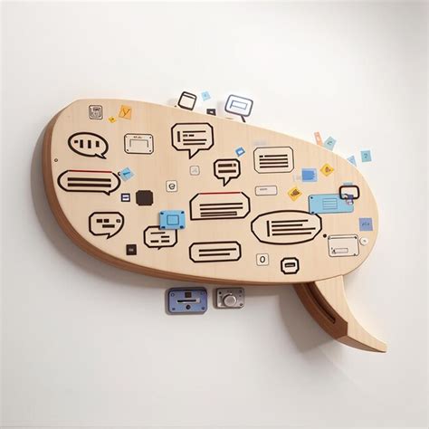 Premium Photo Chat Messages Left Side In White Background