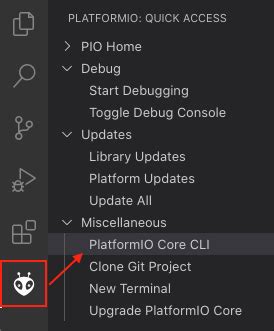 PlatformIO IDE For VSCode PlatformIO Latest Documentation