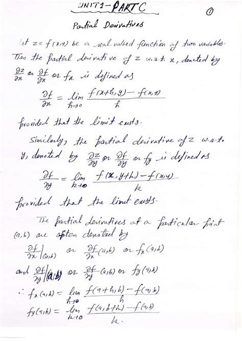 Solution Handwritten Notes On Advanced Calculus Studypool