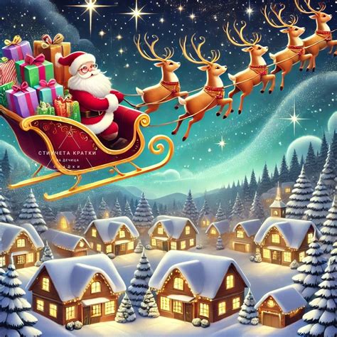 Добрият Дядо Коледа Стихчета кратки за дечица сладки