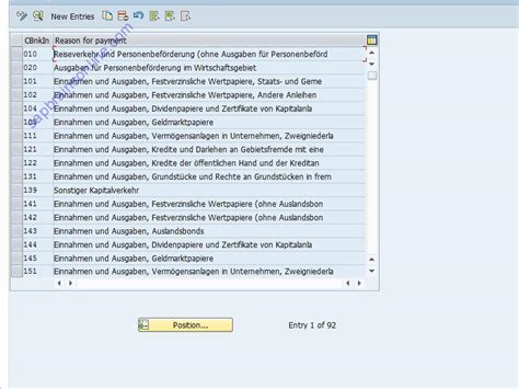 OB SAP Tcode For C FI Maintain Table T L