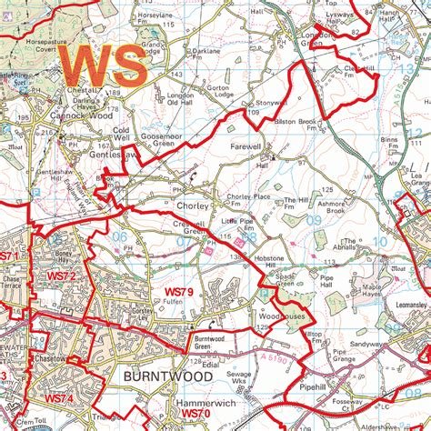 Walsall Postcode Map Ws Map Logic