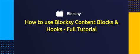 How To Use Blocksy Content Blocks And Hooks Full Tutorial Wp Simple Hacks