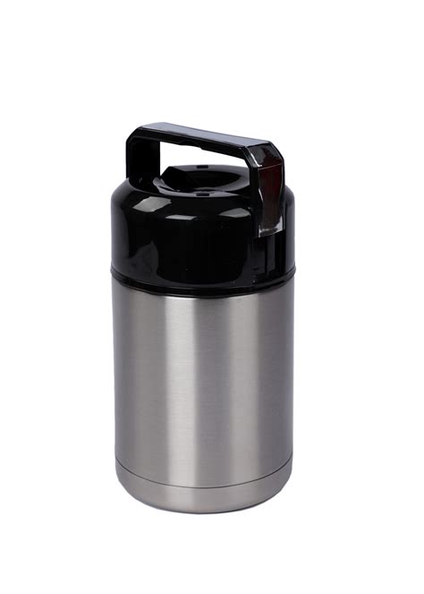 1000ml Metallic Silver Lunch Box Shoproyale