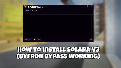 How Do Install Solara V3 Updated Version Youtube