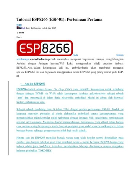 Tutorial Esp8266 Pdf