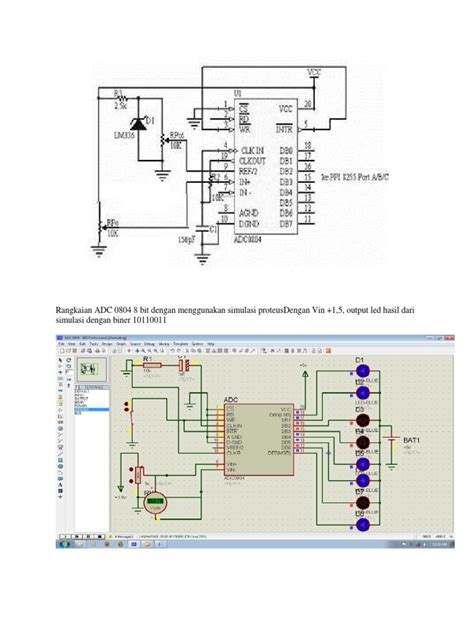 Rangkaian Adc 0804 8 Bit Dengan Simulasi Proteus Pdf