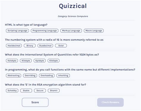 github wbsantiago quizzical app quiz app developed with react js