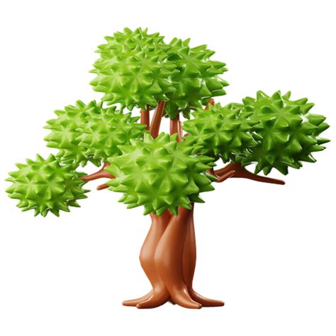 Tree Big Tree Game Asset Nature Environment 3d Illustration Download On Iconfinder