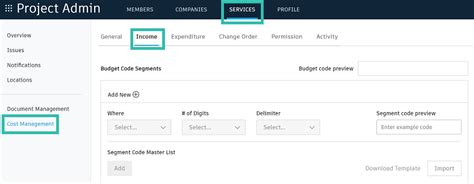BIM Cost API Improvement Setup Cost Budget Code Template