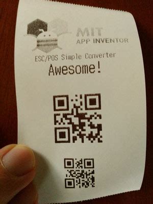 ESC POS Simple Converter App Inventor Daniel