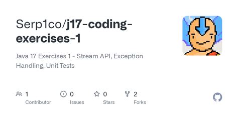 Github Serp1co J17 Coding Exercises 1 Java 17 Exercises 1 Stream Api Exception Handling