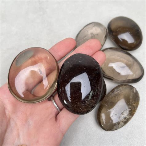 Smoky Quartz Palms Assorted 350g Chakra Wholesale