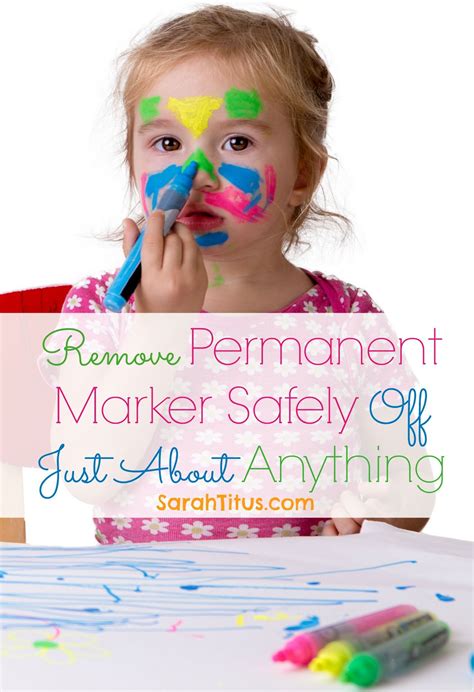 Remove Permanent Marker Safely Off Just About Anything Remove Permanent Marker Permanent