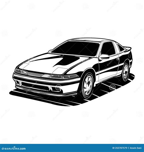 Eclipse Car Illustration Stock Illustration Illustration Of Mobile