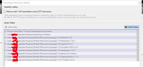Disable Grasshopper Plugins Libnraries And Packages For Side Revit Mcneel Forum