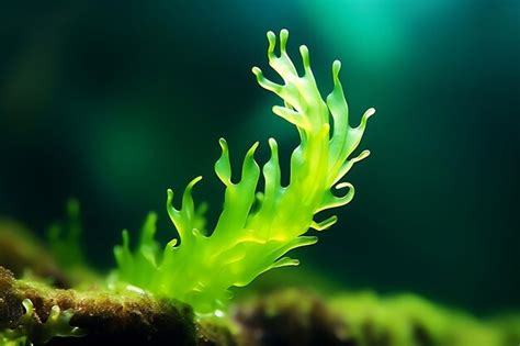 Photo Of Macro Algae Underwater Macro Photography Premium Ai