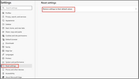 Reset Repair Reinstall Microsoft Edge Master All Operations