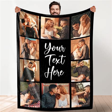 Custom Blanket With Picture Valentines Day Customized Ts