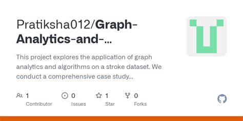 github pratiksha012 graph analytics and algorithms on stroke dataset this project explores