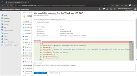Implement Approval Workflow For Intune Deployments Mr T Bone´s Blog