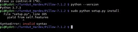 Pillow7 1 2 Tar Gz Installation Error Issue 4654 Python Pillow Pillow GitHub