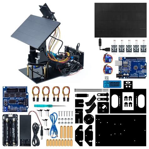 Lafvin Smart Solar Tracker System Tracking Starter Kit For Arduino Diy Charging Stem Programming
