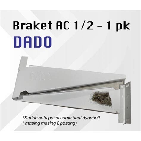 Dado Bracket Breket Braket Ac Outdoor 12 Pk And 1 Pk Tebal 2mm Lazada Indonesia