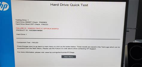 hard drive failed dst check hp support community 8992917