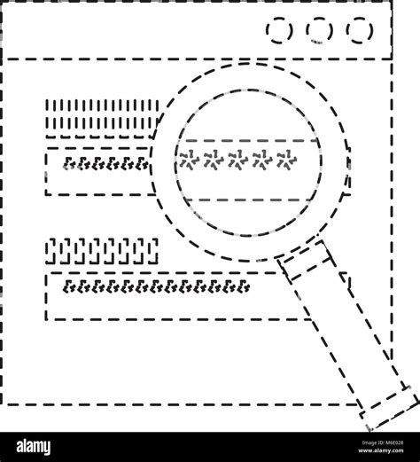 Authentication Login Code Password Security Search Stock Vector Image