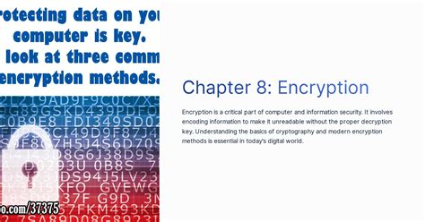 Chapter 8 Encryption