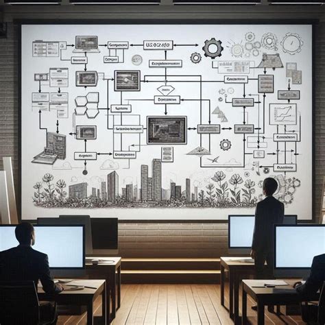 Designing Software Development Process Flowchart Premium Ai Generated Image
