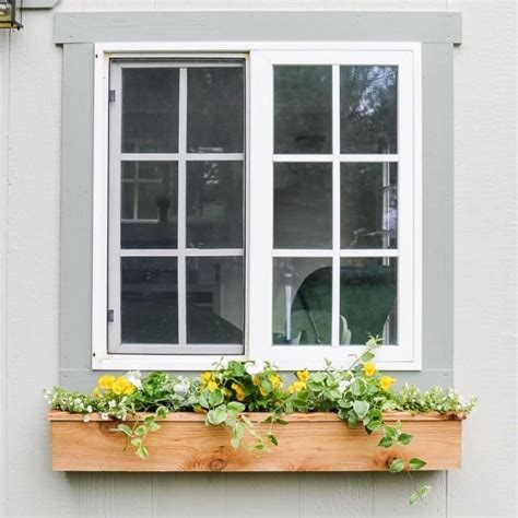 Easy Fixer Upper Style DIY Cedar Window Boxes Joyful Derivatives