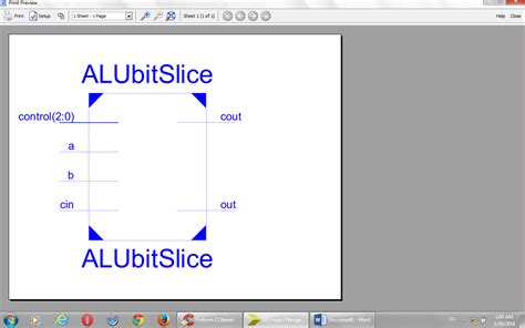 ALU Bit Slice Verilog Code