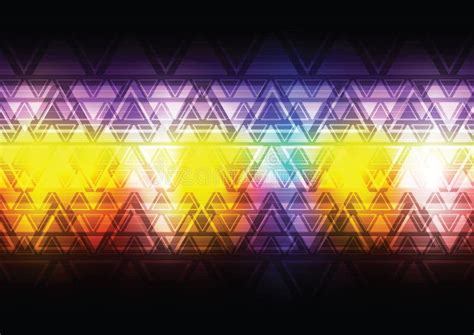 Colorful Abstract Triangle Background Stock Vector Illustration Of