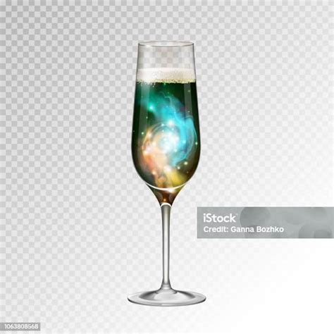 내부 공간 배경으로 샴페인 유리의 사실적인 벡터 일러스트 레이 션 0명에 대한 스톡 벡터 아트 및 기타 이미지 0명 공휴일 기념일 Istock