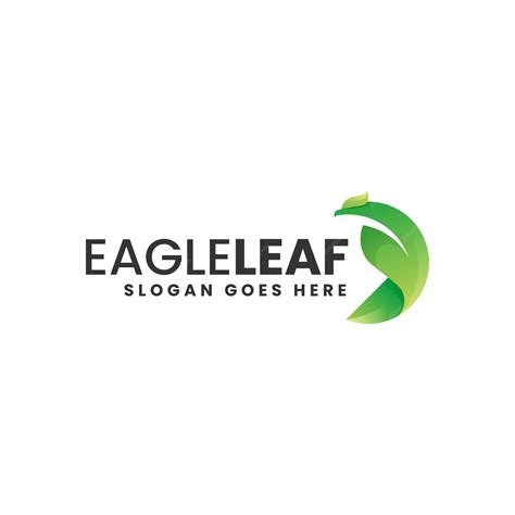 Premium Vector Vector Logo Illustration Eagle Leaf Gradient Colorful