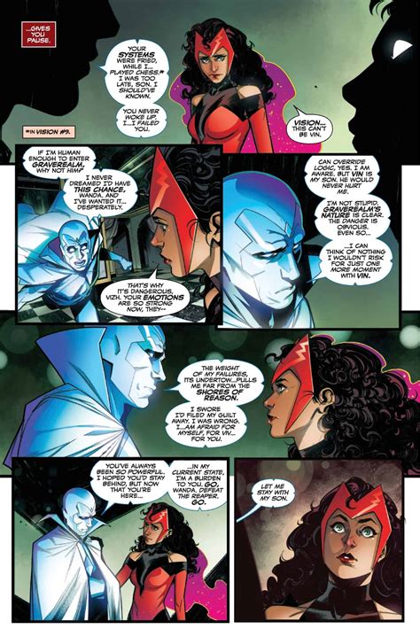 Wanda And Vision Are Lured To The Grim Reapers Lair In The Vision And The