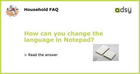 How Can You Change The Language In Notepad