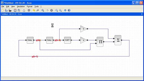 Scilab Xcos Insert A Difference Equation In Xcos Diagram Stack Overflow