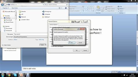 How To Make A Password Protected Powerpoint Youtube