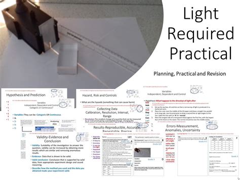 Light Required Practical Lesson With Method Teaching Resources