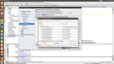 Android The SDK Platform Tools Version Is Too Old To Check APIs Compiled With API